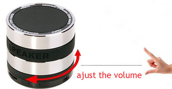 microphone Bass Mini Wireless Bluetooth Speaker TF FM professional