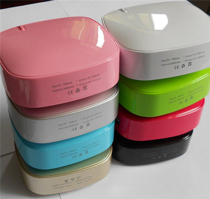 colorful HTC MP4 li - polymer power bank universal double usb mobile charger