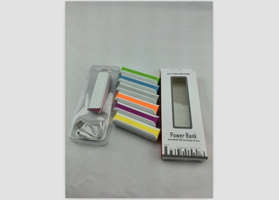 Tube mobile power charger rechargeable external battery power bank