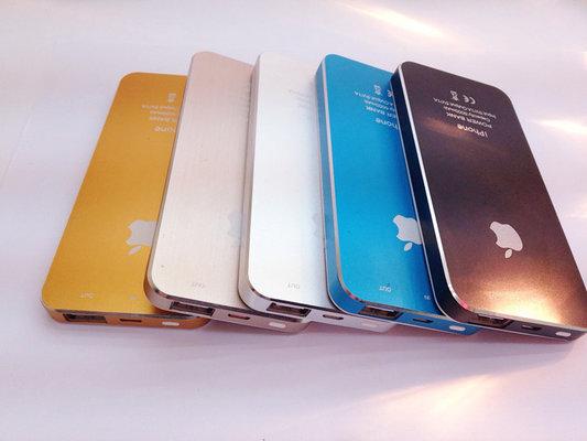 Aluminium ultra thin Rechargeable Power Bank professional for Iphone