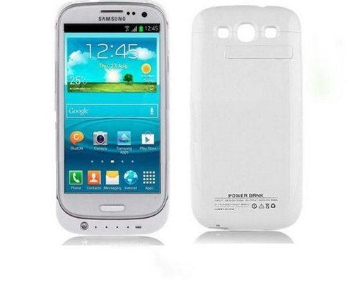 ultra thin external backup battery charger case 1700mah for Samsung Galaxy S3