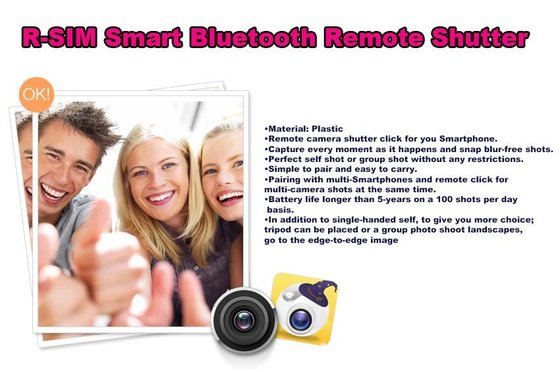 Free Taking Photos Bluetooth Remote Shutter 