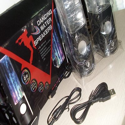 Music LED Dancing Water Fountain Speaker For iPad / iPhone / Laptops