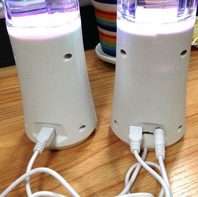 waterproof Desktop Water Dance Speaker USB Power Cylindrical wireless speaker