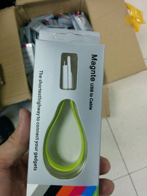 Orange USB Charger Cable Low electronic resistance ABS / PVC Anti oxidation