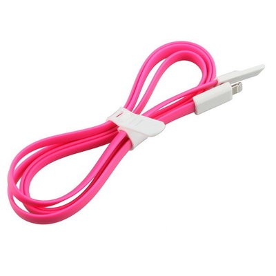 Magnetic Flat 8 pin usb phone charger cable Sync Charging Data wire