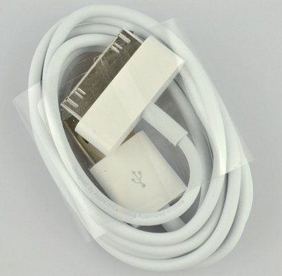 Data sync USB Charger Cable white compatible For iphone 3, 3G , 3GS , 4 , 4s
