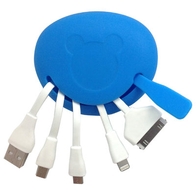 Iphone / Samsung USB Charger Cable /micro / mini 5pin rubber , TPE flat wire