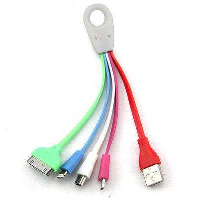 micro flat stretching USB charging cable for transport data