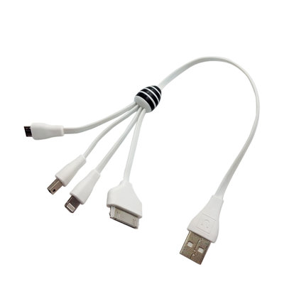 iphone 4 in 1  8 pin / 30 pin USB Charger Cable with Bee Shape , 270 mm