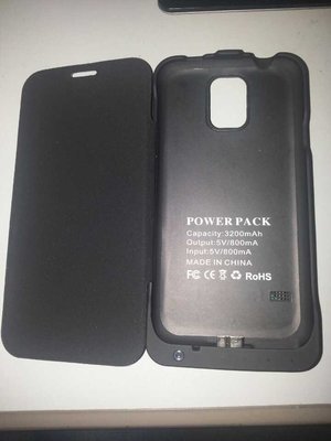 portable backup External Battery Case for Samsung Galaxy S5 , 3200mah