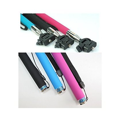 Handheld Wireless Mobile Phone Monopod Extendable with Holder