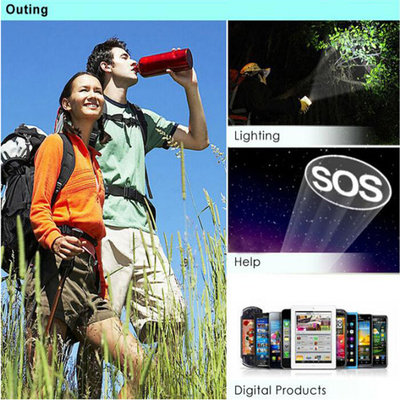 Multi-Function Emergency Car Jump Starter Power Bank 12000mAh