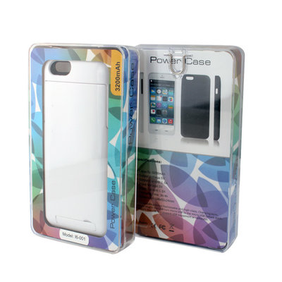 Iphone 6 Li-polymer External Battery Caser 3200mAh Over-current protection