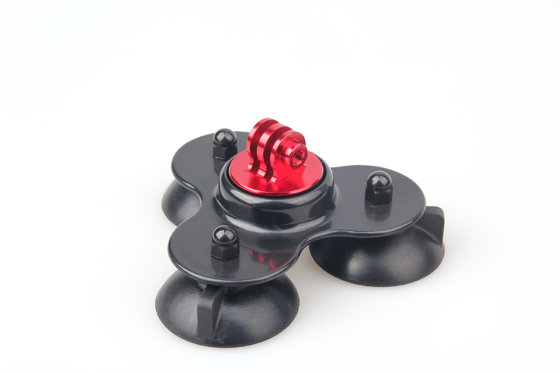 Universal gopro camera accessories Triple Cup Suction Mount
