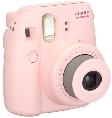 Pink Fuji Fujifilm Instax Mini8 Camera Polaroid Instant Film Shooting