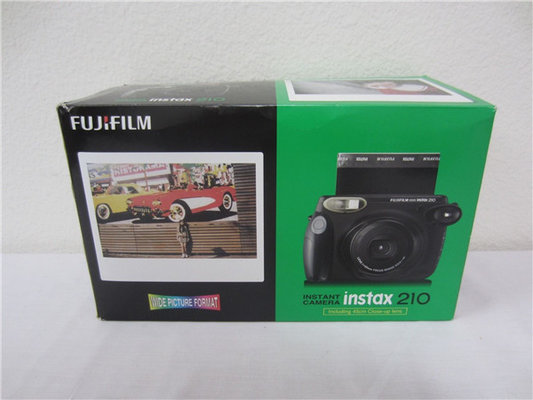 Auto Wide Black Stylish Fujifilm Instax Camera / 210 Instant Film Polaroid