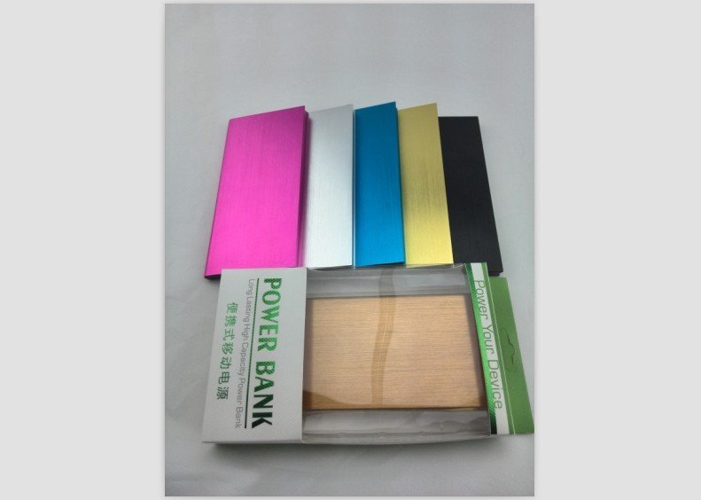 Portable colorful Dual USB Power Bank  for Samsung Galaxy Note , 8000mAH