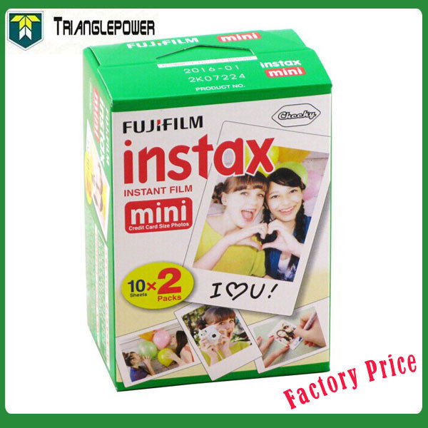 Universal Fujifilm Instax mini Instant Twin Pack White Film
