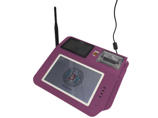 Multi Touch Screen Smart POS System , 2200mA  Li - ion Battery Payment Android POS Device