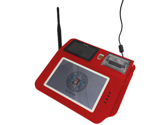 Fingerprint Retail Store POS Systems , PSAM Encryption Tablet Ccash Register