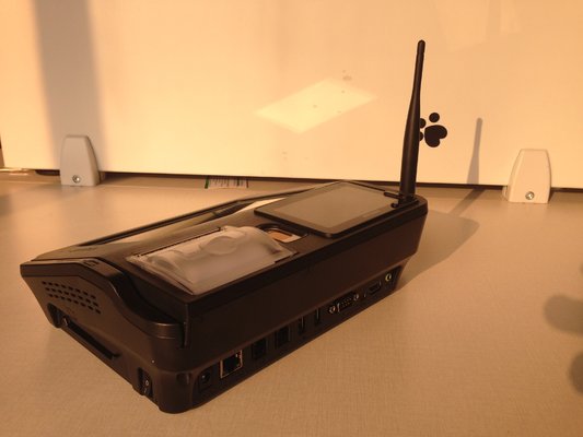 WIFI Andriod System 7 Inch Multi Touch Screen POS 1280 * 800 Resolution