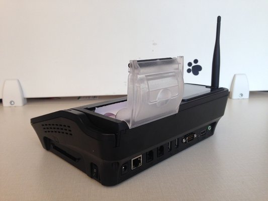RFID NFC Enabled Terminals for Payment , 7 inch Touch Screen Point of Sale Systems