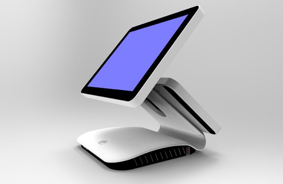 Android Based Electronic Point Of Sale Touch Screen Pos System 1366*768 Resolution