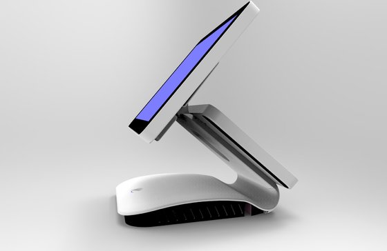 Android Based Electronic Point Of Sale Touch Screen Pos System 1366*768 Resolution