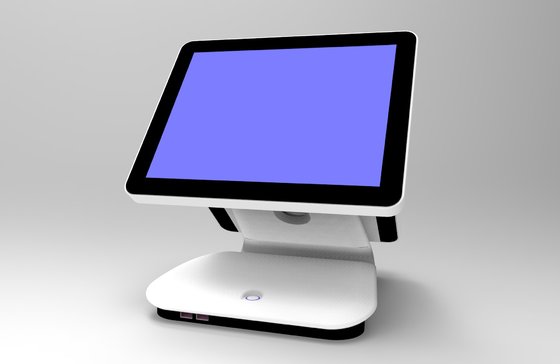 Android Based Electronic Point Of Sale Touch Screen Pos System 1366*768 Resolution