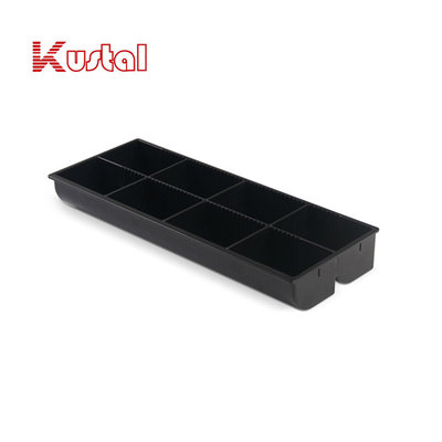 Classic Black Metal ABS With Stainless Panel Cash Drawer Safe