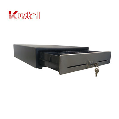 24V RJ12 410mm High Quality Stainless Panel POS Economical Cash Drawer With Micro Sensor