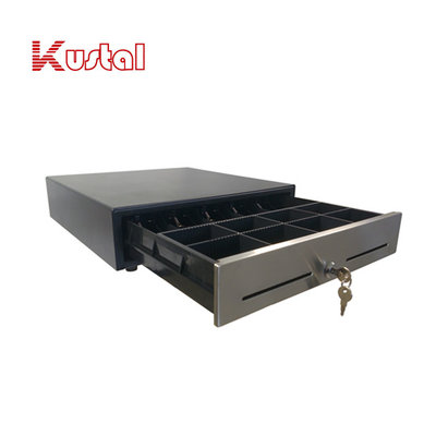 24V RJ12 410mm High Quality Stainless Panel POS Economical Cash Drawer With Micro Sensor