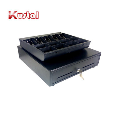 KST-410R 12V DC Detachable RJ12 Classic Metal POS Solution Cash Drawer