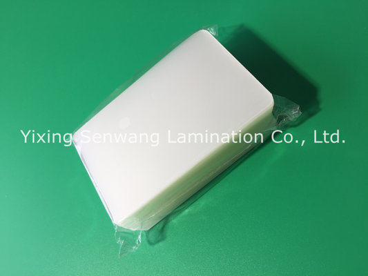 54x86mm Size 75mic Laminating Pouches Clear Lamination Film For Card Laminate