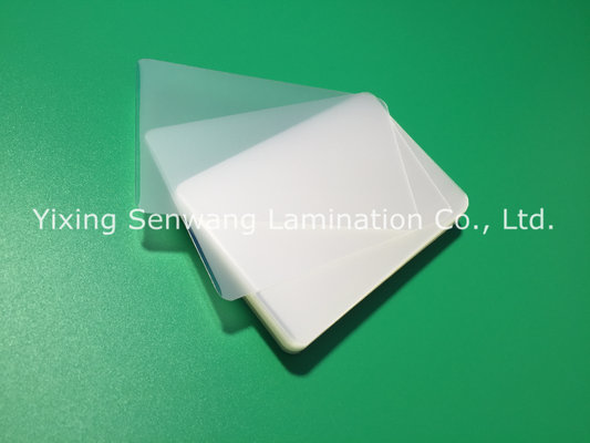 54x86mm Size 75mic Laminating Pouches Clear Lamination Film For Card Laminate