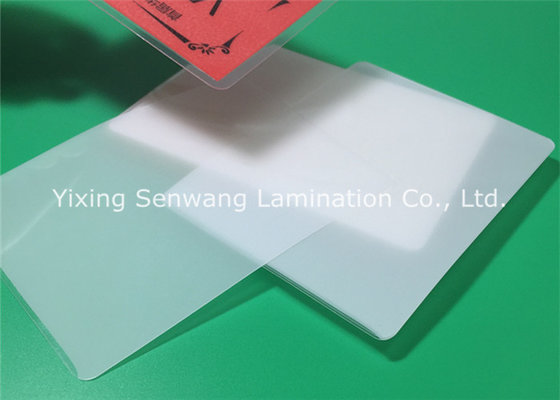 Transparent Pouch Laminating Film 80x110 mm With High Plastic Component