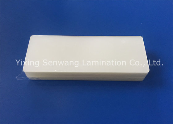 Custom Special Size 55x153mm Laminating Pouches Gloss Clear Lamination Film
