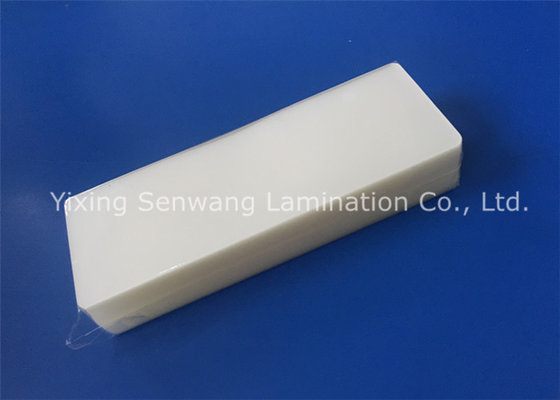 Custom Special Size 55x153mm Laminating Pouches Gloss Clear Lamination Film