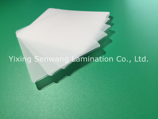 Round Corner Hot Lamination Film , Moisture Proof Laminating Sleeves Pouches
