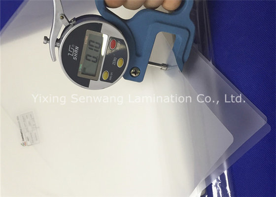 Document Size Hot Pouch Laminating Film A4 With Transparent PET Material
