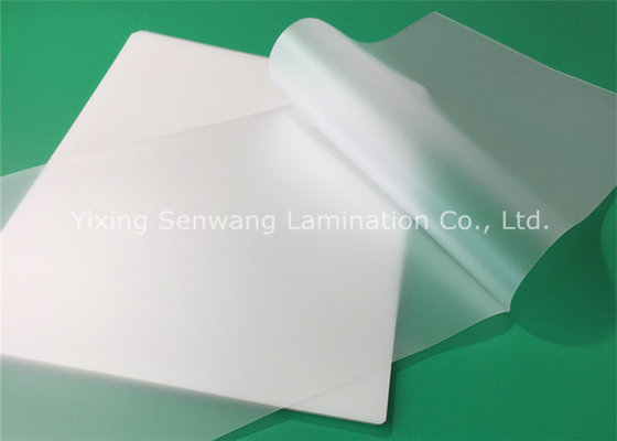 Document Size Hot Pouch Laminating Film A4 With Transparent PET Material