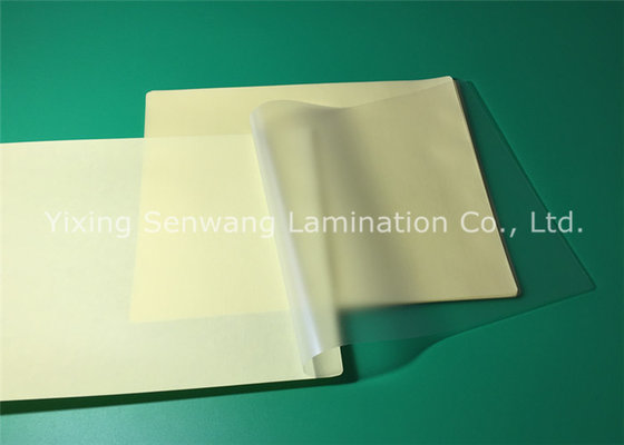 Il film di laminazione posteriore appiccicoso protettivo A4, riscalda 10 strati di laminazione di mil