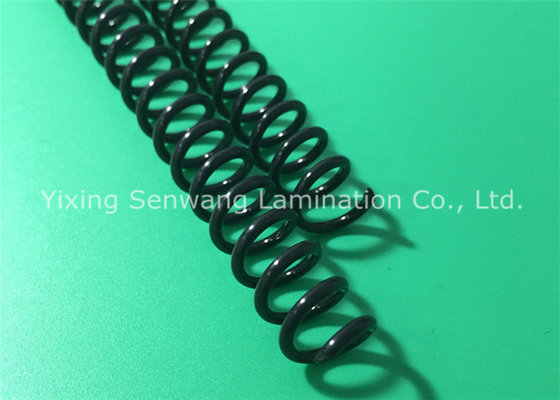 Eco - Friendly Spiral Binding Coils Clear / Black / White Over Traditional Comb Spines