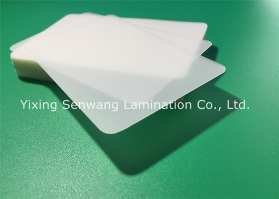 Protective Matte Lamination Film Business Card Size Laminating Pouches 250 Micron