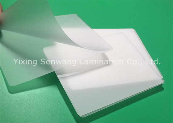 Clear Thermal Lamination Film / Heat Laminating Sheets For Protecting Pictures