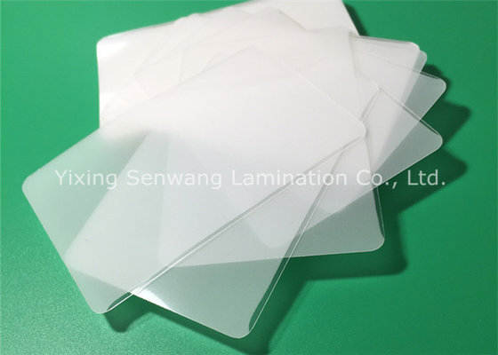 Drivers License Size Thermal Lamination Film With Transparent PET Material