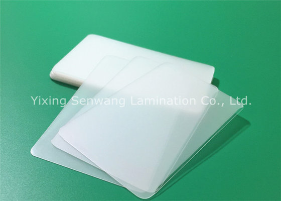 Drivers License Size Thermal Lamination Film With Transparent PET Material