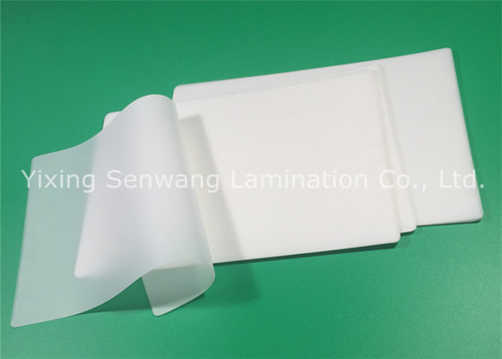 Office Documents Matte Lamination Film A4 Laminating Pouches 100 Micron