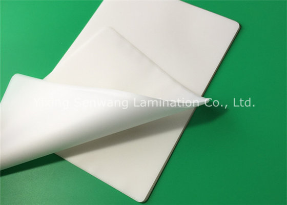Matte Type Hot Mini Menu Size Laminating Pouches 10 Mil Evenly Coated With EVA